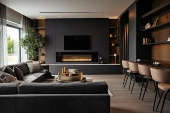 dark interior design ideas