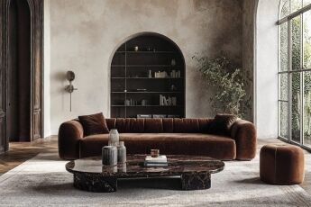 brown sofa accessories